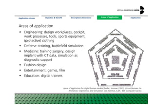 3D Human Models: VDC-Whitepaper | PDF