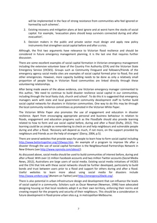 Importance of connected communities to flood resilience | PDF