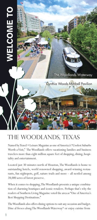 The Woodlands visitors Visitor's Guide and Map | PDF