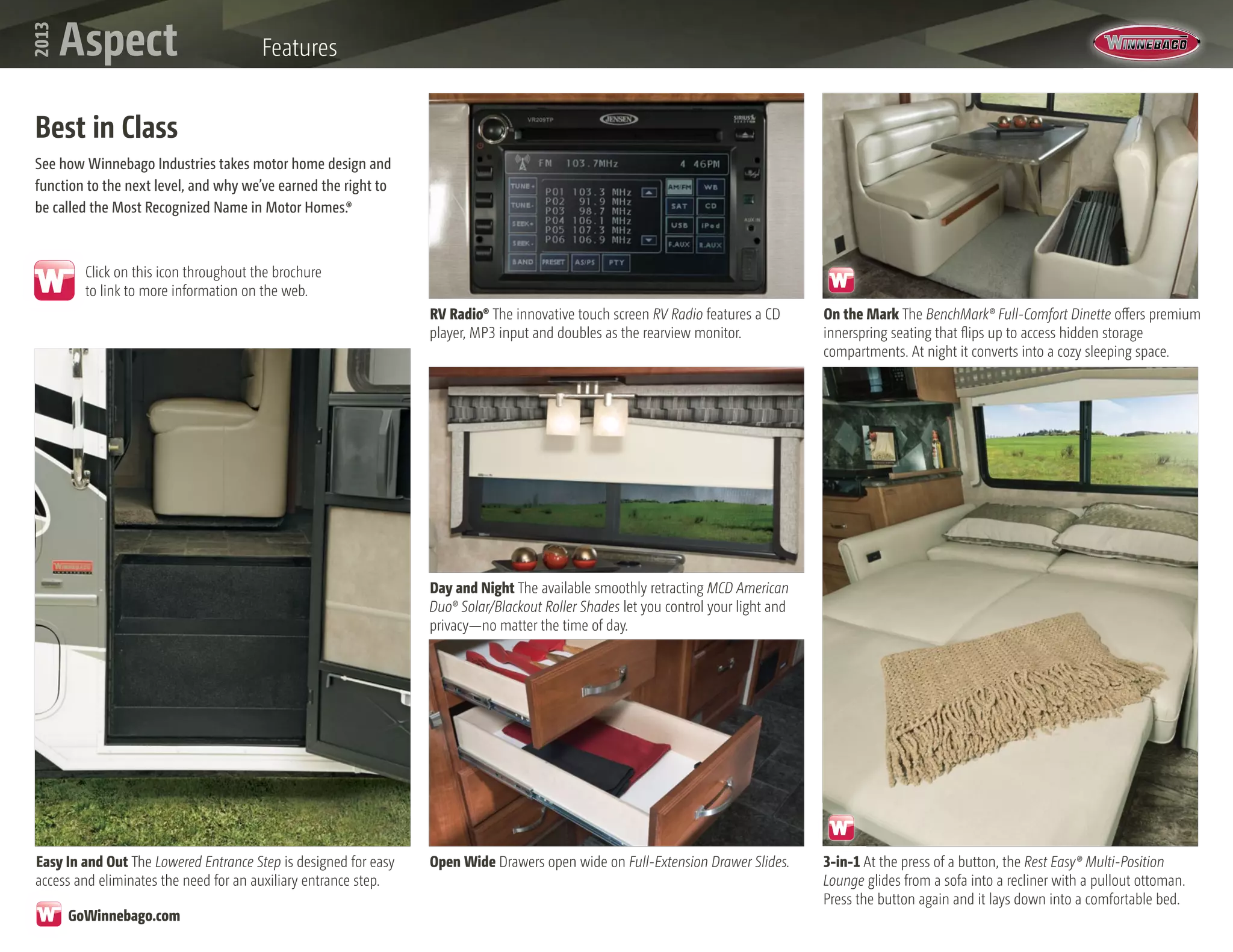 2013 Winnebago Aspect | PDF