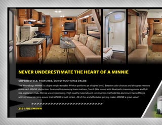 2013 Winnebago Minnie Travel Trailer | PDF