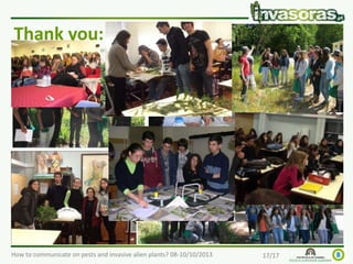 Forest Invaders – the outcomes of a project about invasive species inside and outside the ...