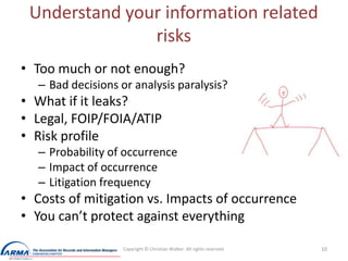 Principles of Holistic Information Governance - Presented to ARMA ...