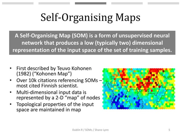 Self-Organising Maps for Customer Segmentation using R - Shane Lynn - Dublin R | PPT