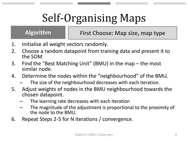Self-Organising Maps for Customer Segmentation using R - Shane Lynn - Dublin R | PPT