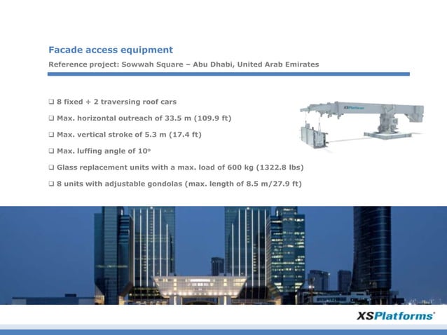 XSPlatforms - Facade Access Equipment | PPTX