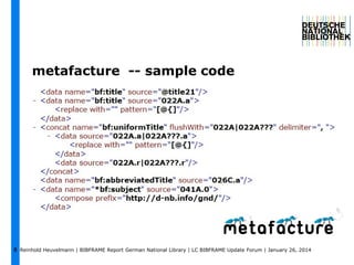 BIBFRAME Report from the German National Library | PDF