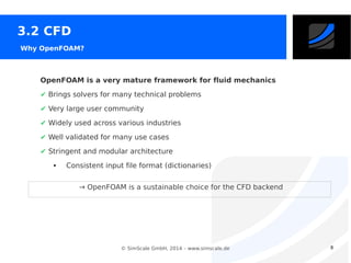openFoam Hangout on Air #2 - Cloud Simulation, presentation by SimScale | PPT