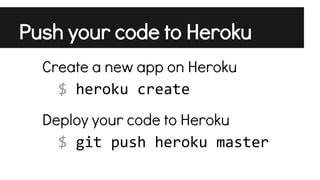 Building a Django App with Heroku | PPT