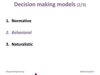 Decision making, decision support & problem solving | PPTX