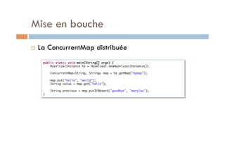 Brown Bag Lunch sur Hazelcast | PPT