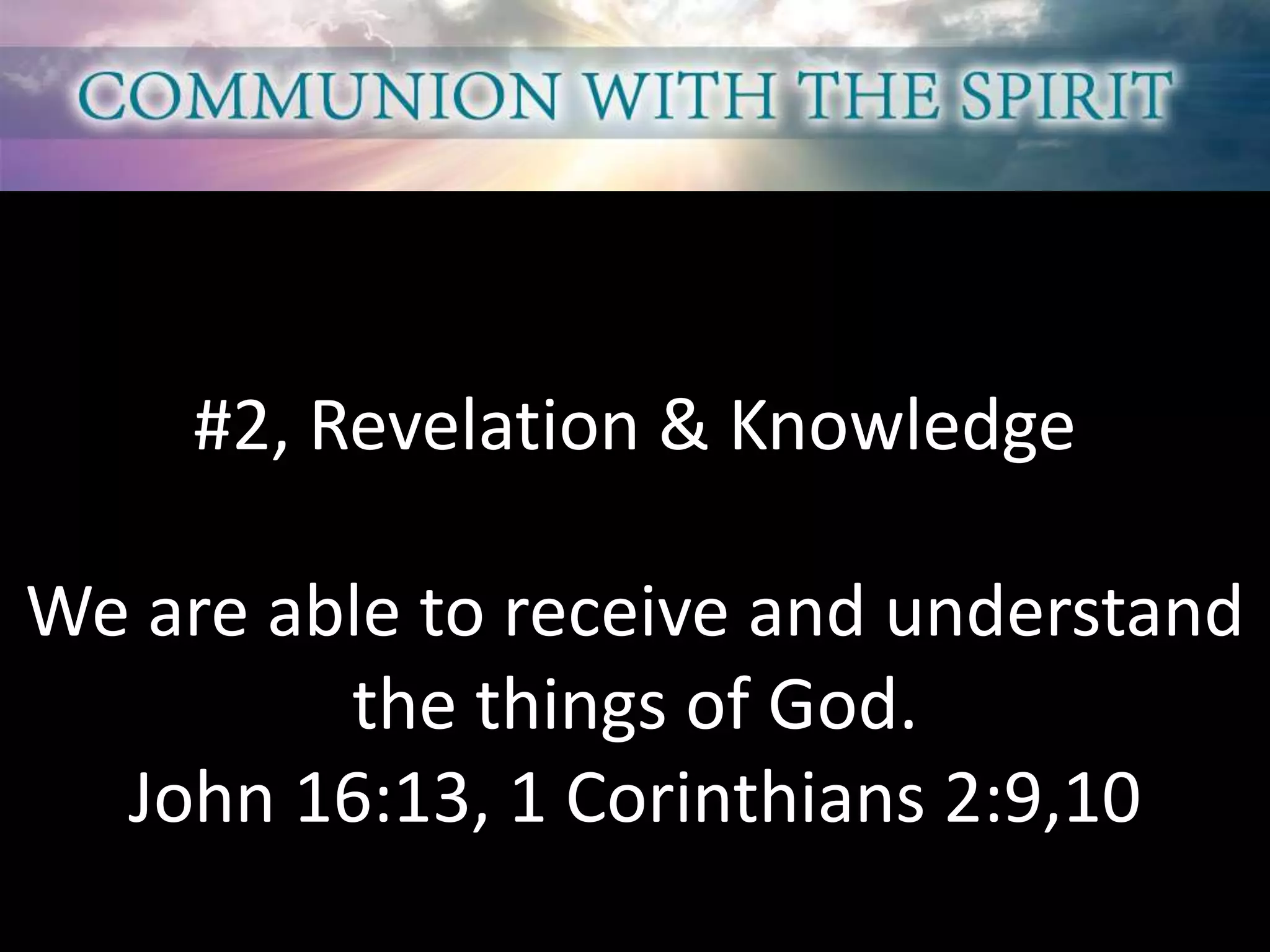 Communion With The Holy Spirit - Ps Ashish Raichur | PPTX