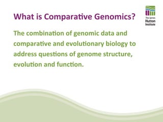 Comparative Genomics and Visualisation - Part 1 | PDF