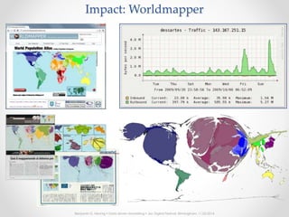 Data driven storytelling - Dr Benjamin Hennig - Jisc Digital Festival 2014 | PPTX | Science