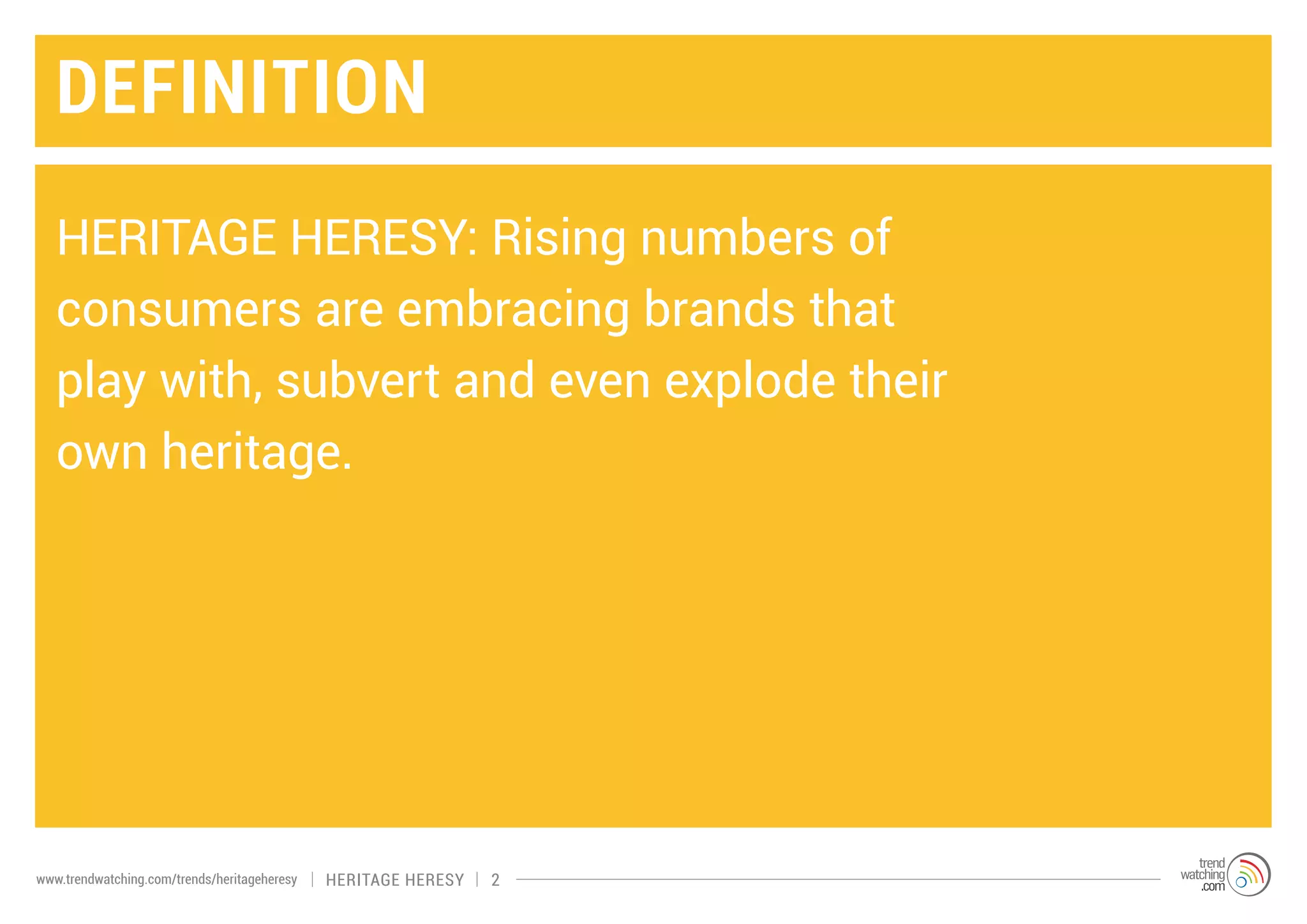 Heritage Heresy | PDF