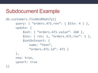 Concurrency Patterns with MongoDB | PPT