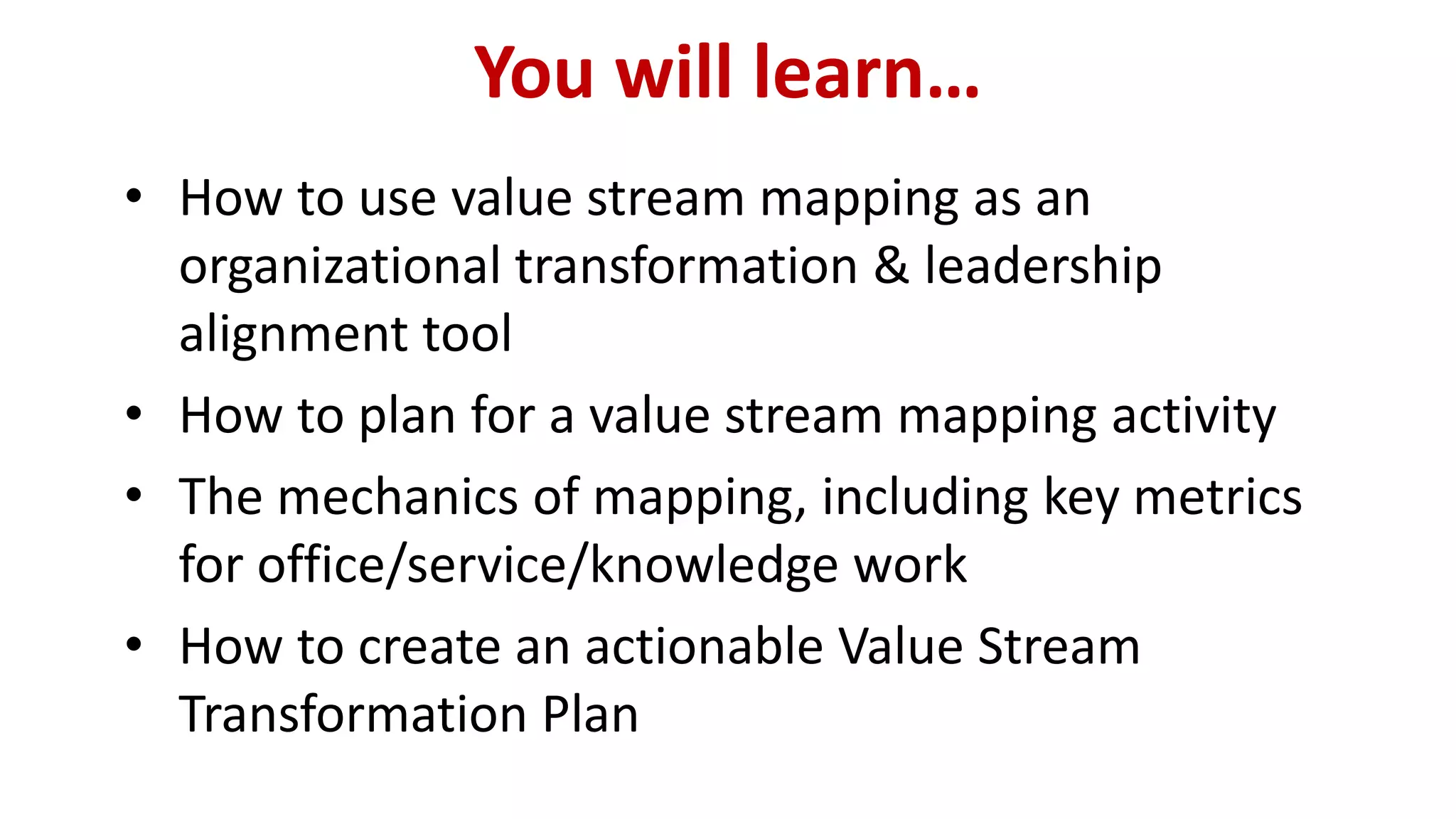 Value Stream Mapping | PDF