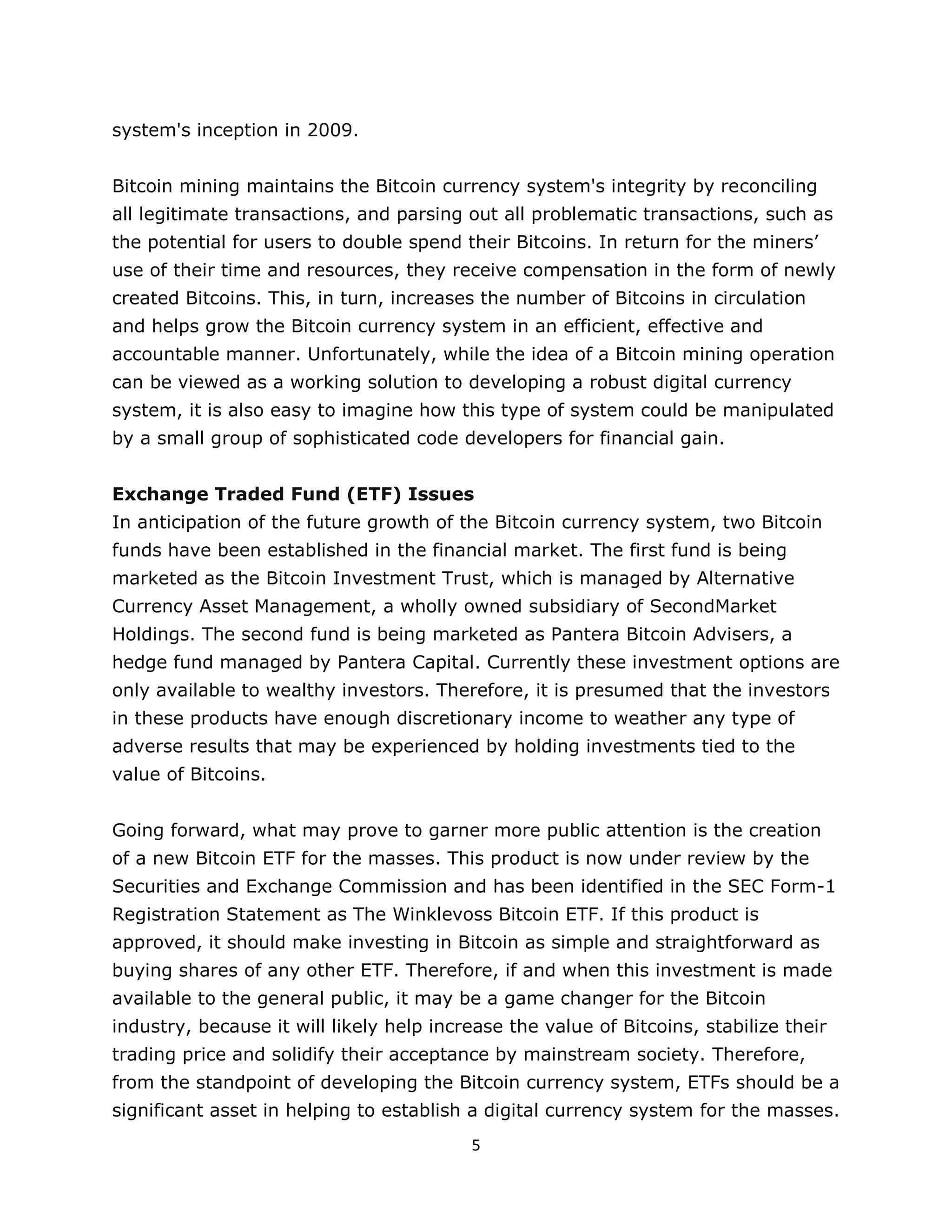 Bitcoin innovations and obstacles | PDF