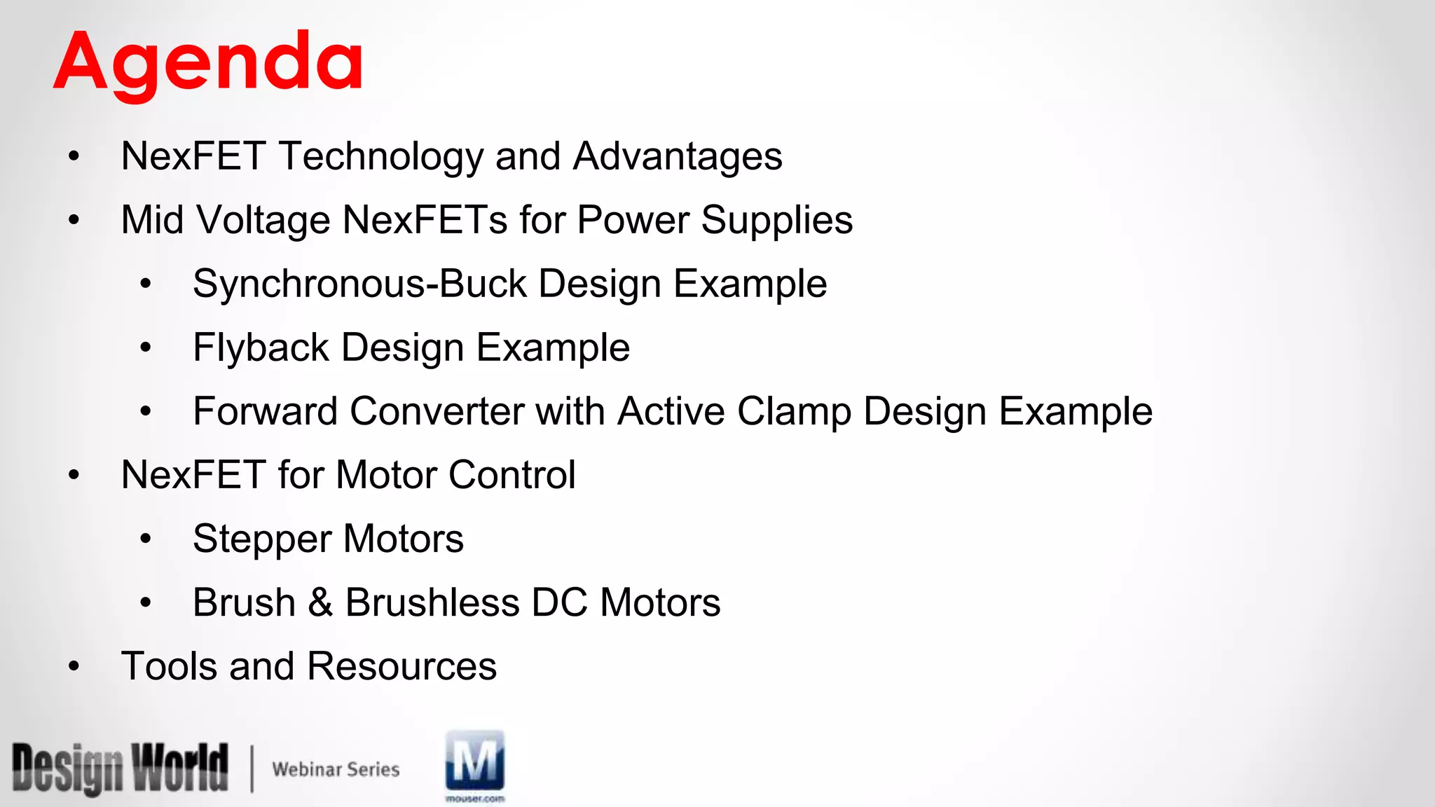 TI’s Next Great Leap: Introducing the NexFET™ 100V Power MOSFETs! | PPTX