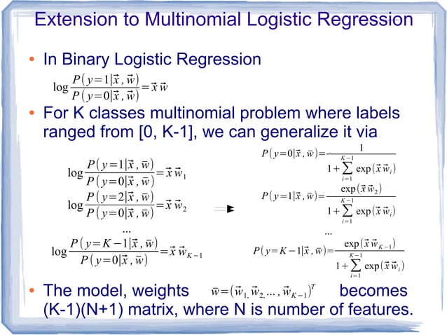 Multinomial Logistic Regression with Apache Spark