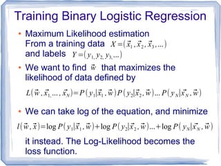 Multinomial Logistic Regression with Apache Spark | PPT