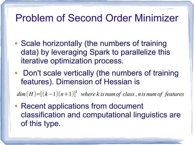 Multinomial Logistic Regression with Apache Spark