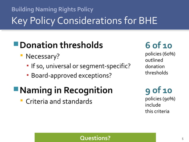 Building Naming Rights Policy | PPT