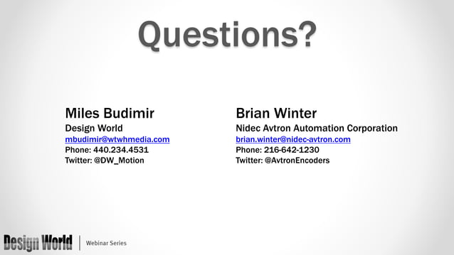 Four Steps to End Encoder Problems | PPT