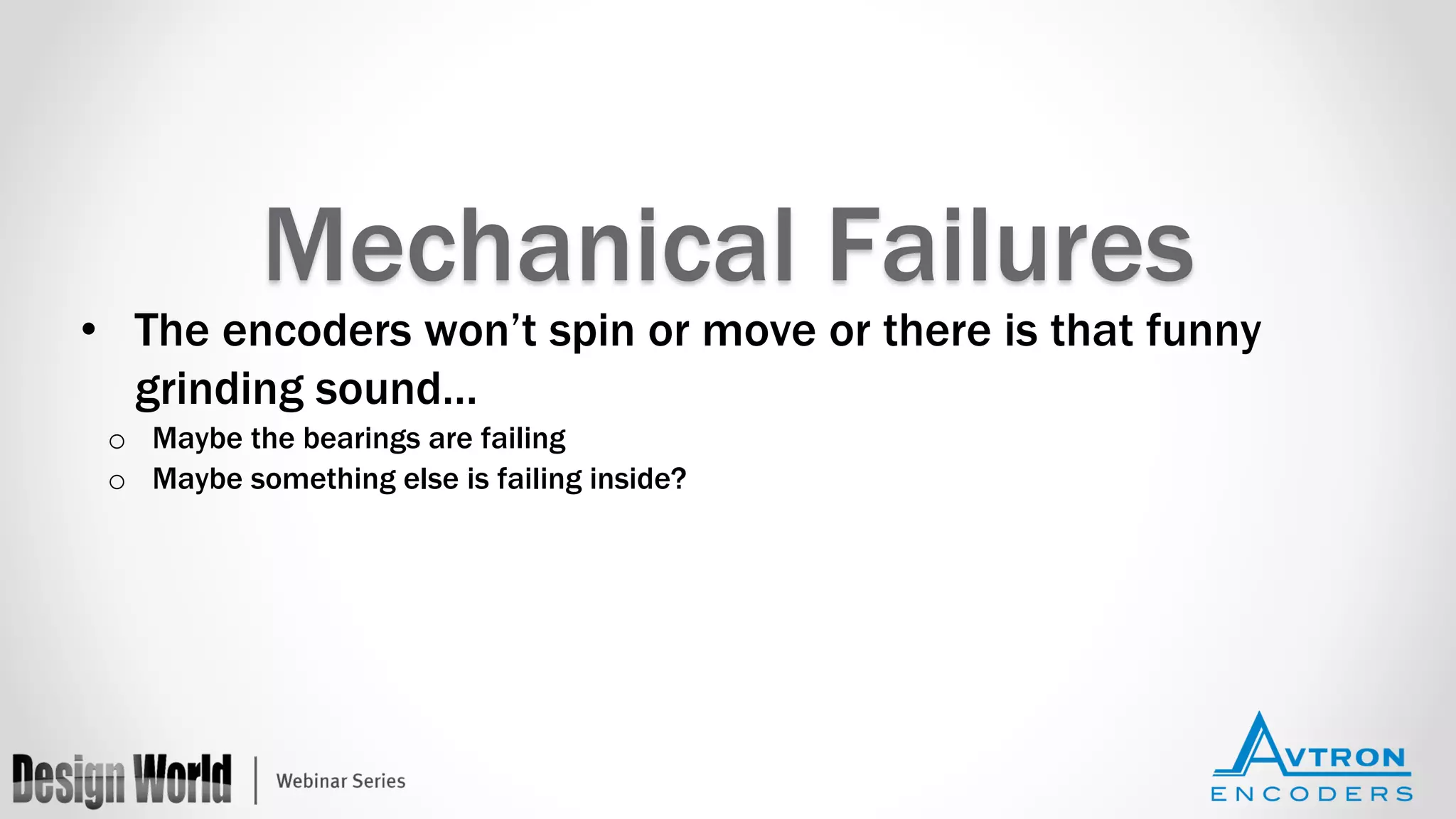 Four Steps to End Encoder Problems | PPTX