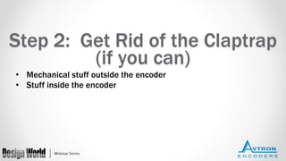Four Steps to End Encoder Problems | PPT