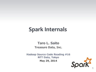 Spark Internals - Hadoop Source Code Reading #16 in Japan | PPTX