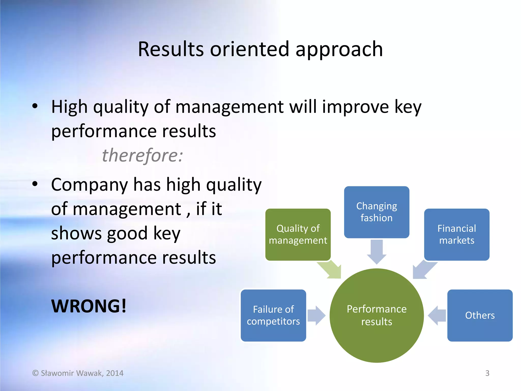 The concept of quality of management evaluation | PPTX