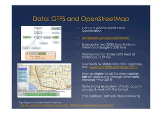 Understanding Public Transport Networks using Free and Open Source Software | PPT