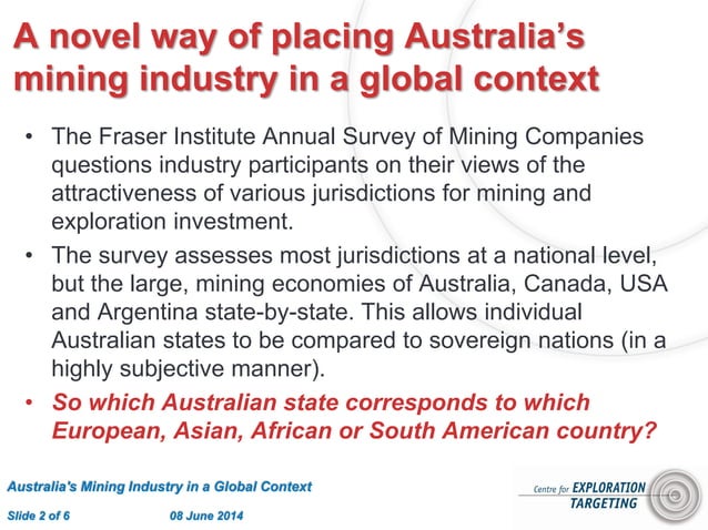 Australia's Mining Industry in a Global Context - Sykes - May 2014 ...