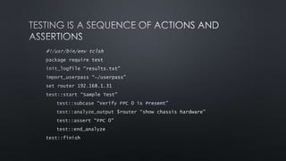 The Juniper-Helpers Library - A TCL/EXPECT Library for managing ...