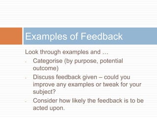 2014 06-02 revisiting feedback | PPT