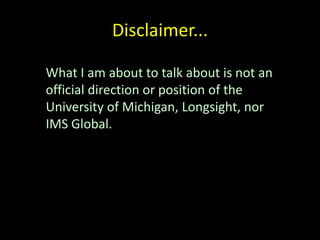 Building Scalable IMS LTI Tools Using the TSUGI Framework | PPT