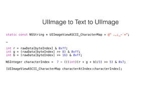 Tiling and Zooming ASCII Art @ iOSoho | PDF
