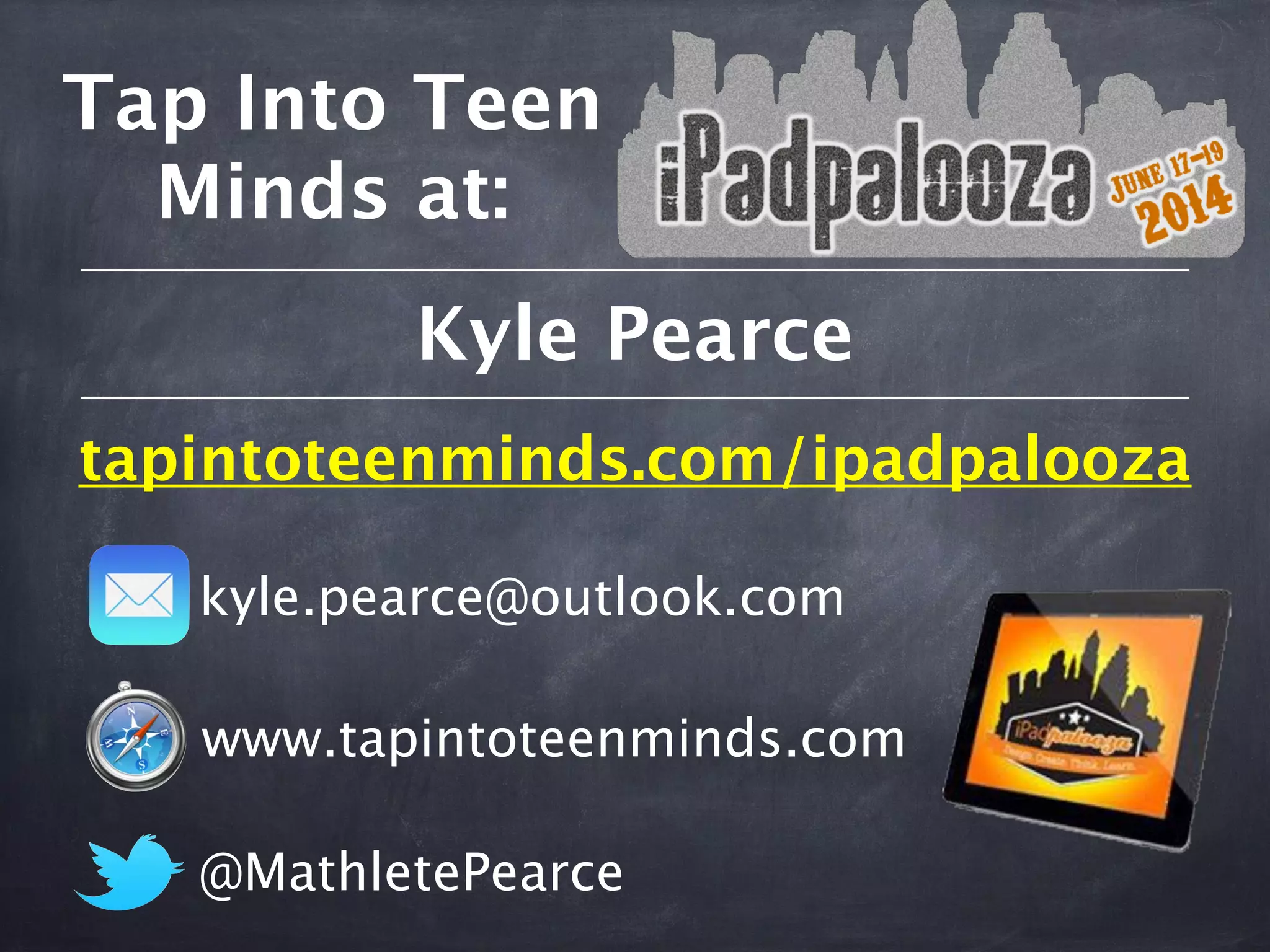 Tap Into Teen Minds Paperless iPad Math Classroom - iPadpalooza Session ...