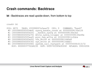 Linux Crash Dump Capture and Analysis | PPT