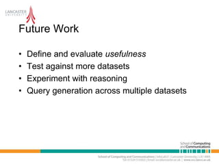 Query-generation-for-provo-data-201406 | PPTX | Databases | Computer ...