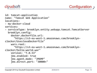 Intorduction to clocker at cloudstack european user group | PPT