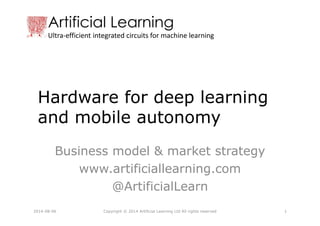 Hardware for deep learning and mobile autonomy | PPT