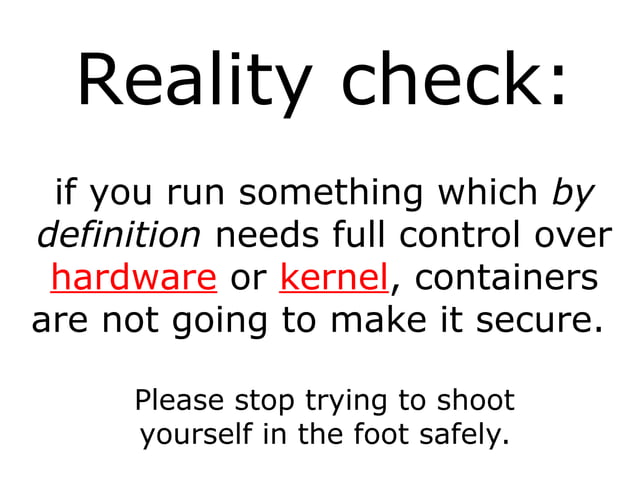 Docker Linux Containers And Security Does It Add Up Ppt