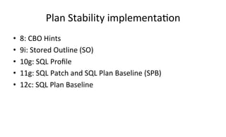 In Search of Plan Stability - Part 1 | PPT