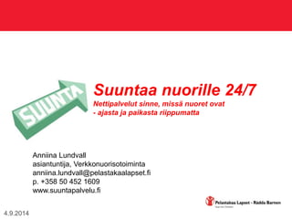 Suuntaa nuorille 24/7 | PPT