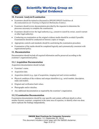 2014 09-05 swgde-best_practices_for_computer_forensics_v3-1 | PDF | Computing | Technology ...