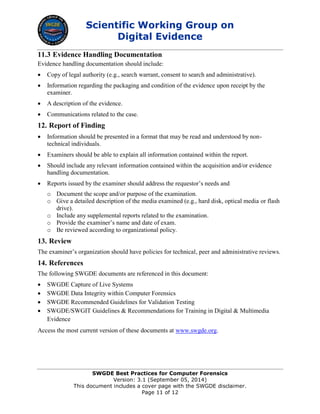 2014 09-05 swgde-best_practices_for_computer_forensics_v3-1 | PDF | Computing | Technology ...