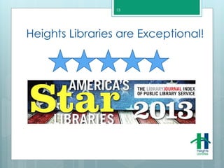 Cleveland Heights-University Heights Public Library levy | PPTX