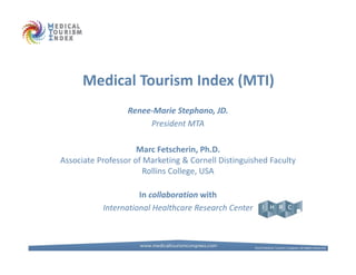 Medical Tourism Index | PPT